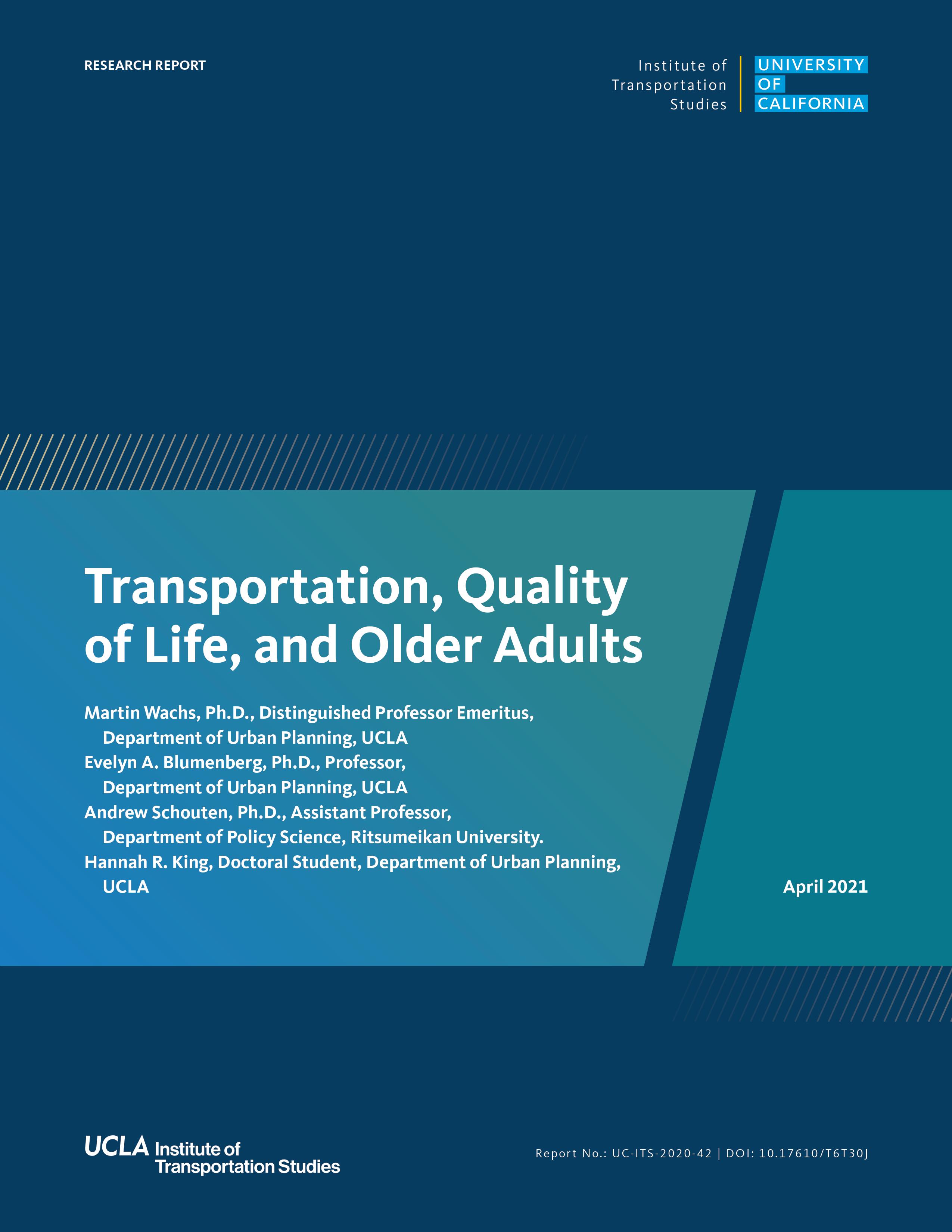 Publications - UCLA Institute of Transportation Studies